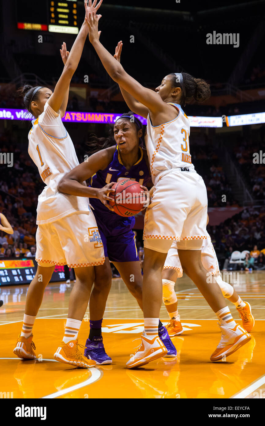 January 22, 2015: Nia Moore #1 of the Tennessee Lady Volunteers and ...