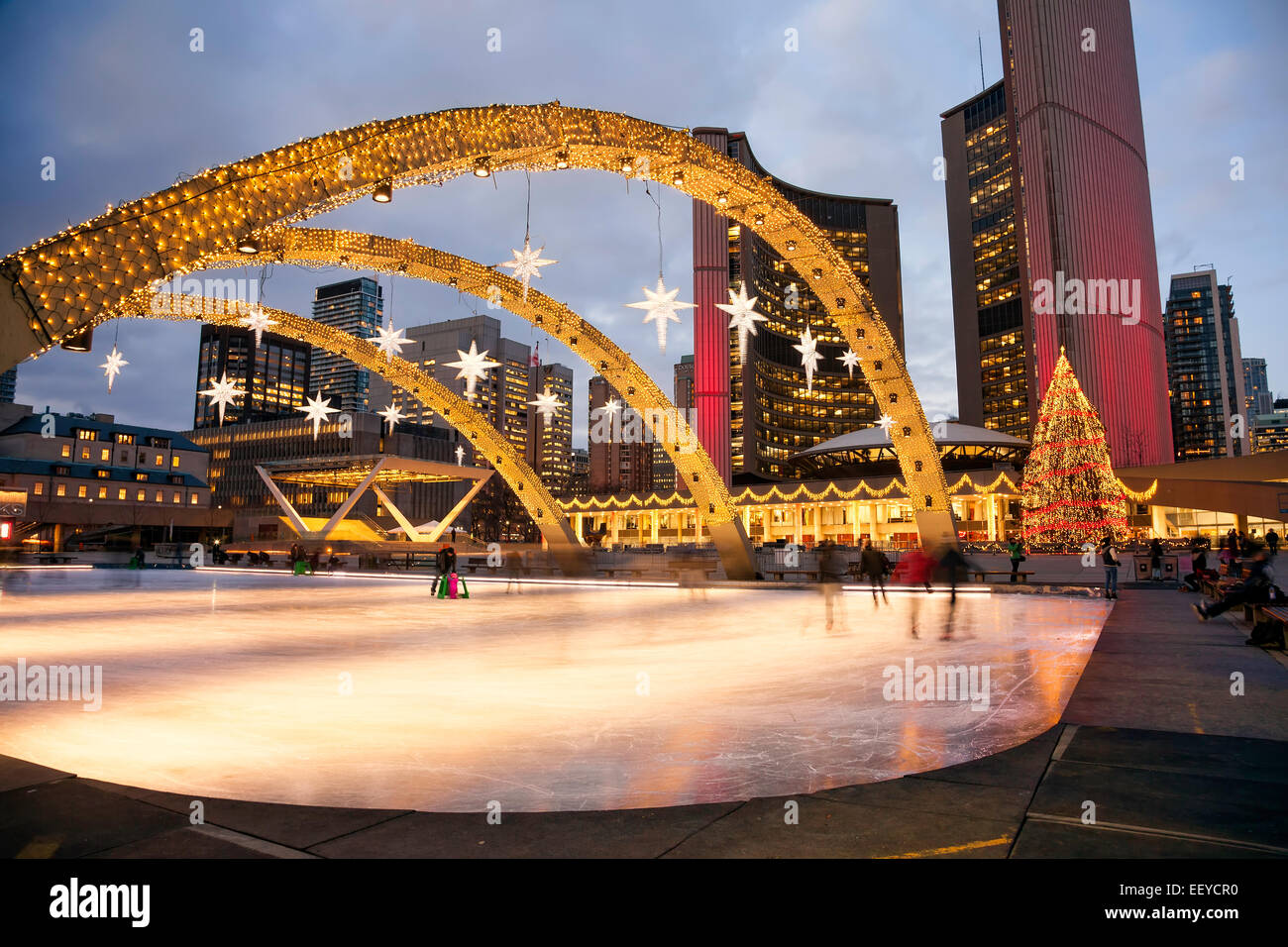 Nathan phillips square winter hi-res stock photography and images - Alamy