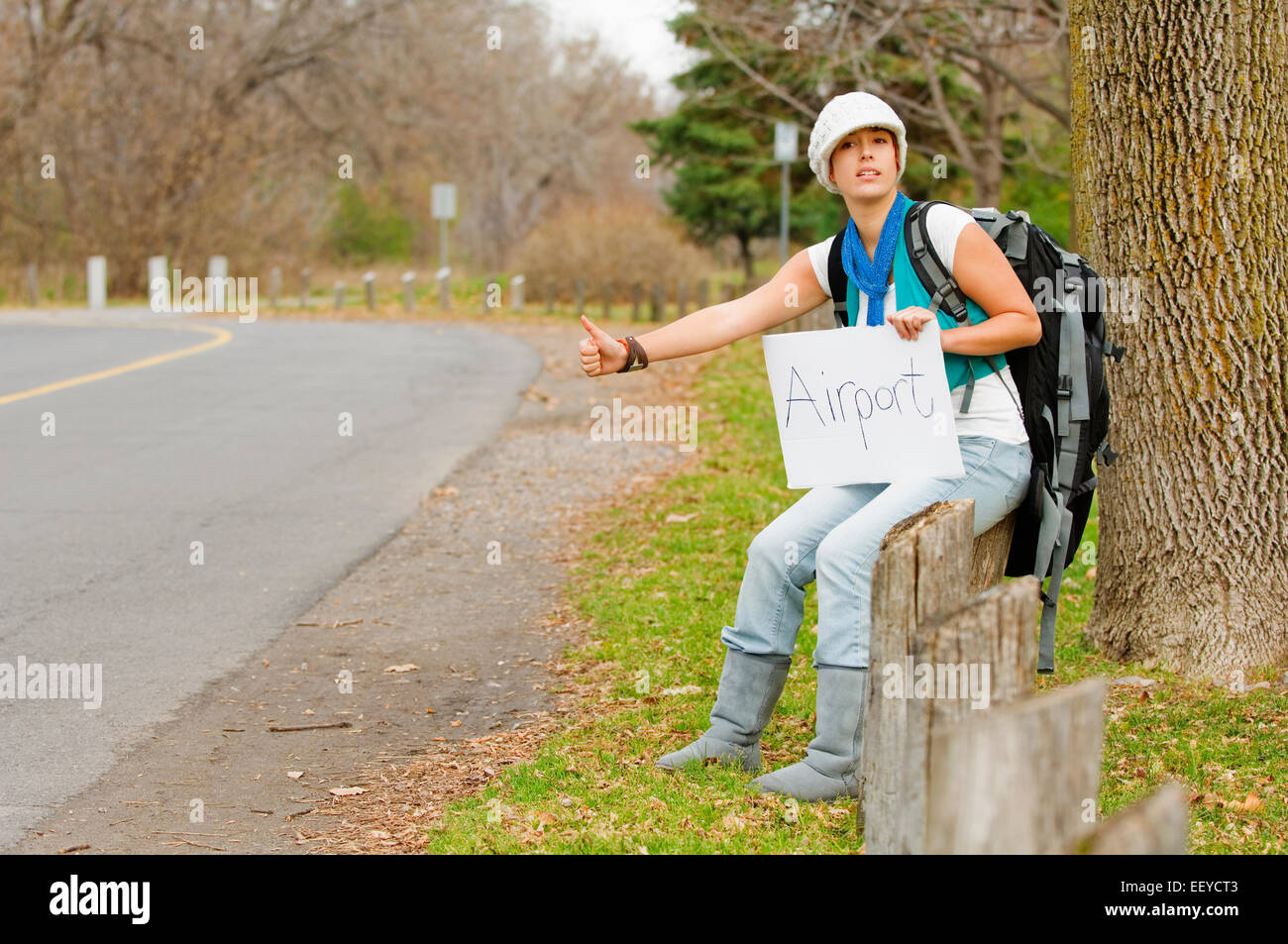 Thumbs up hitchhiking symbol approval hi-res stock photography and ...