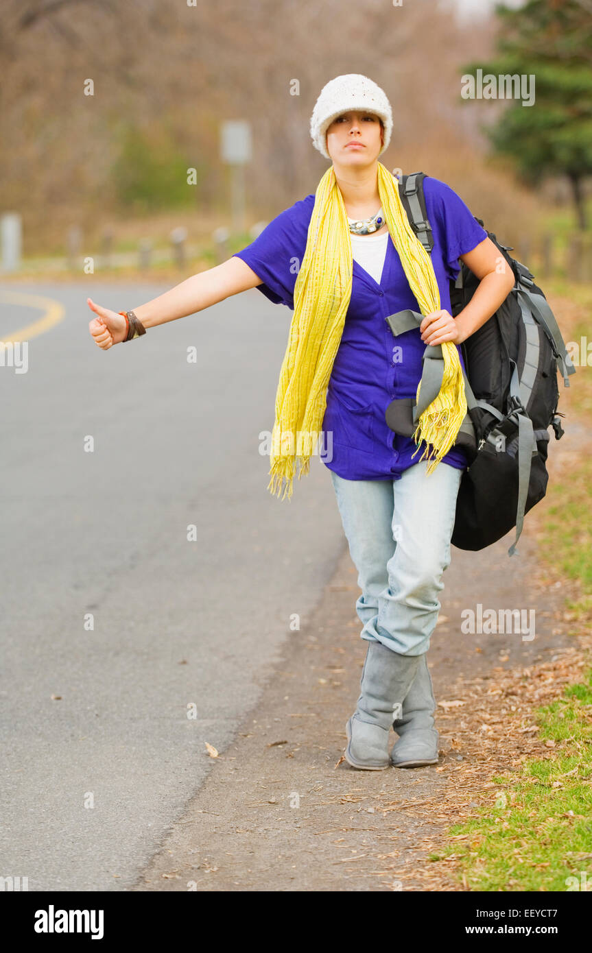 Thumbs up hitchhiking symbol approval hi-res stock photography and ...