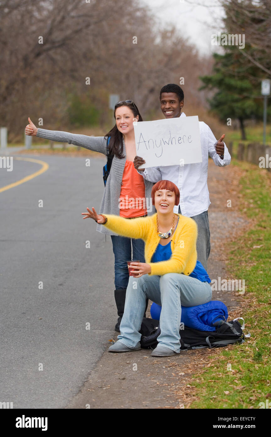 Thumbs up hitchhiking symbol approval hi-res stock photography and ...