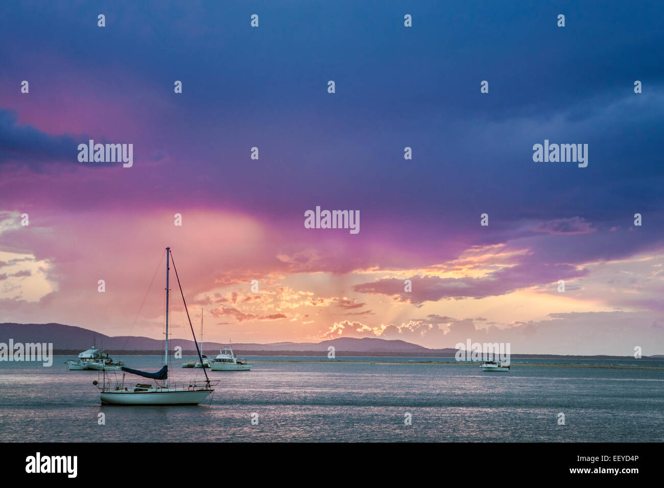 Boat sailing storm hi-res stock photography and images - Alamy