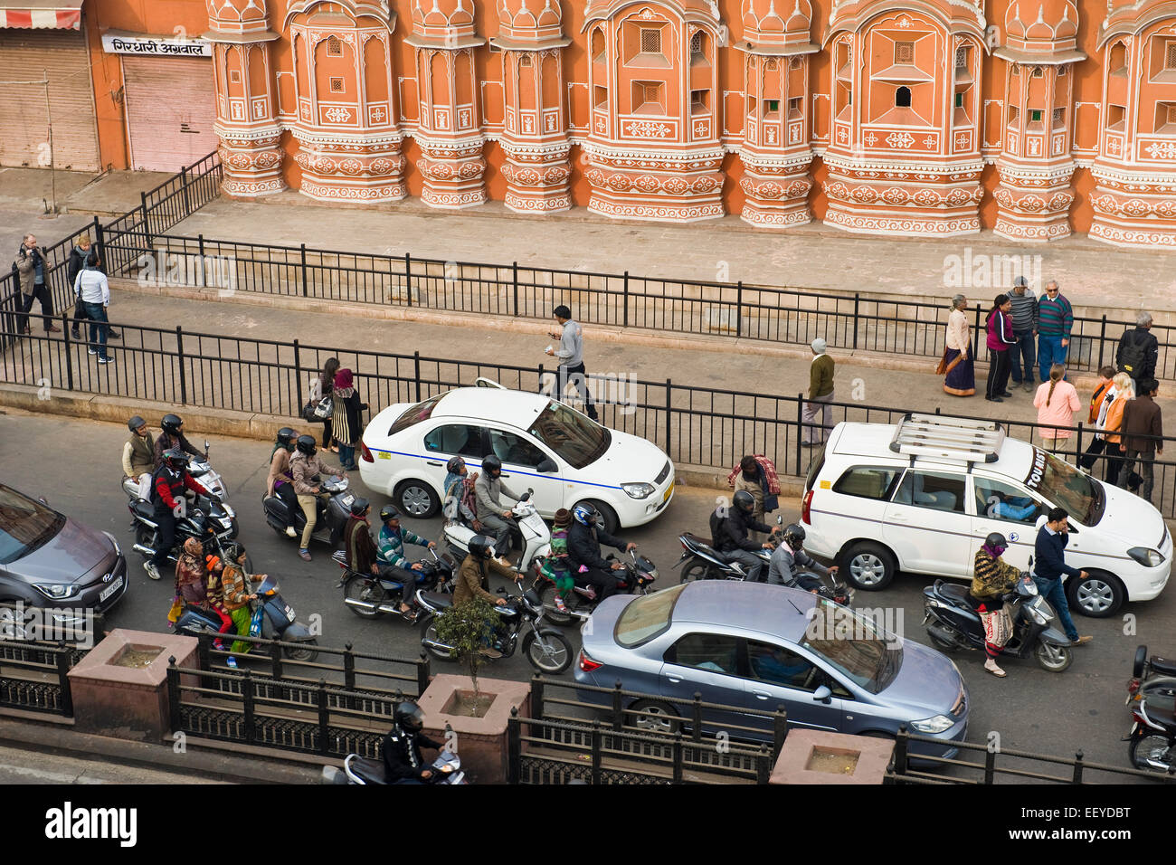 India, Rajasthan, Jaipur, traffic Stock Photo - Alamy