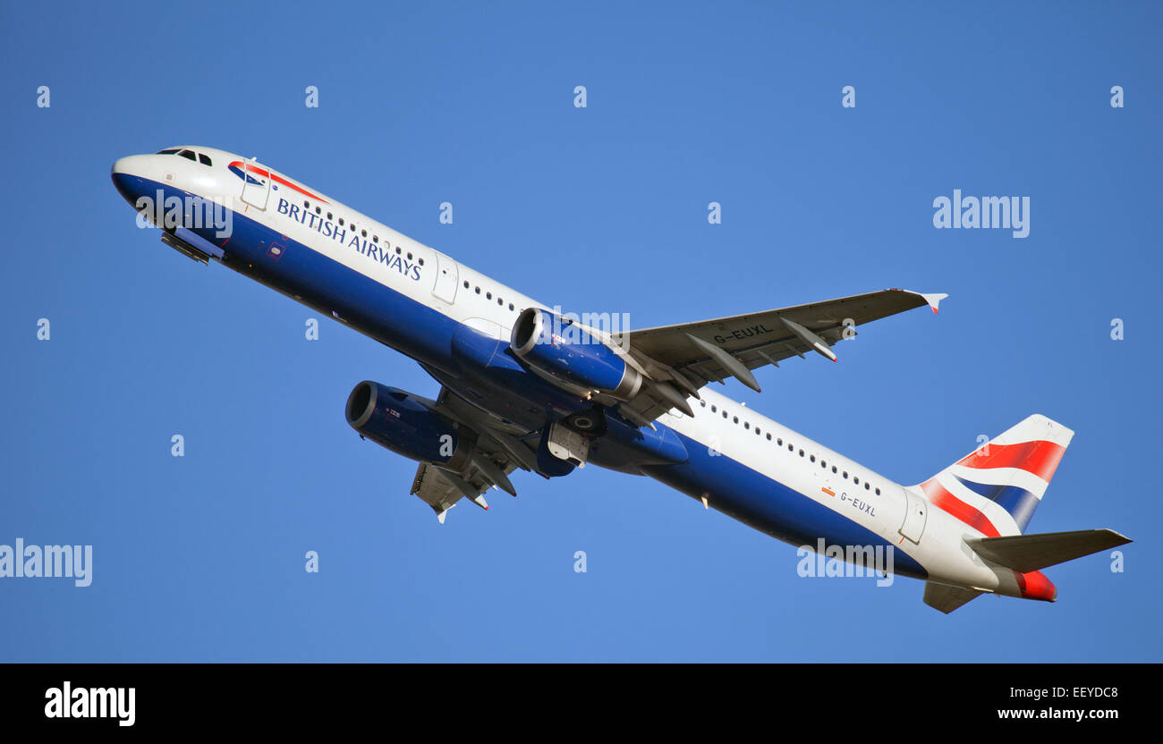 Ba airbus a321 airliner hi-res stock photography and images - Alamy