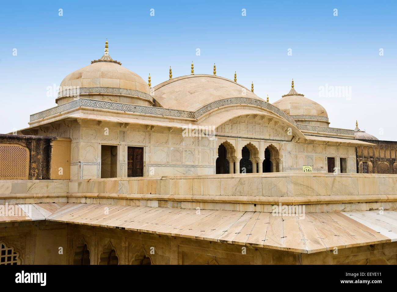 India, Rajasthan, Jaipur, Amber Place and Fort Stock Photo - Alamy