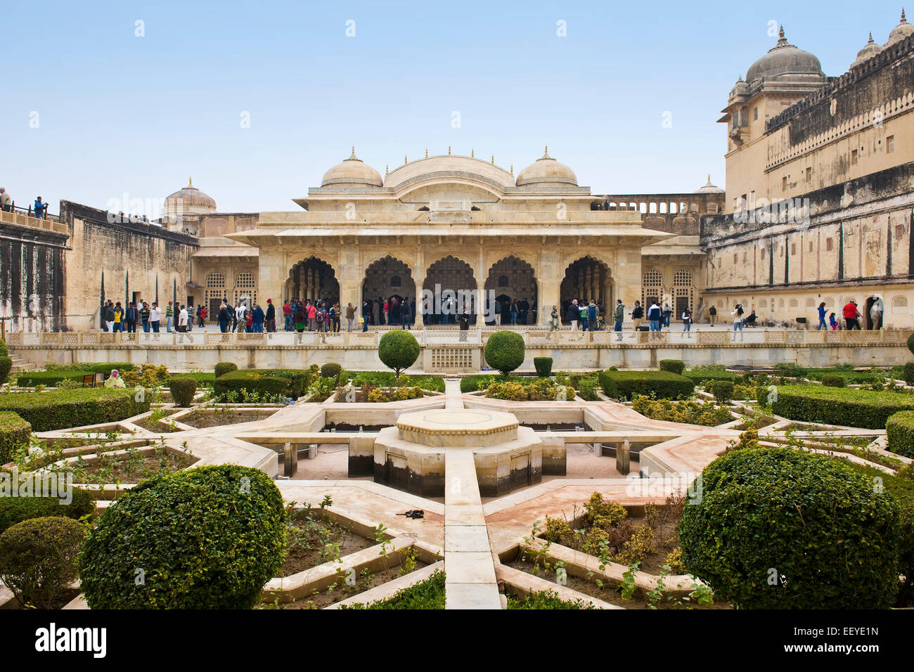India, Rajasthan, Jaipur, Amber Place and Fort Stock Photo - Alamy
