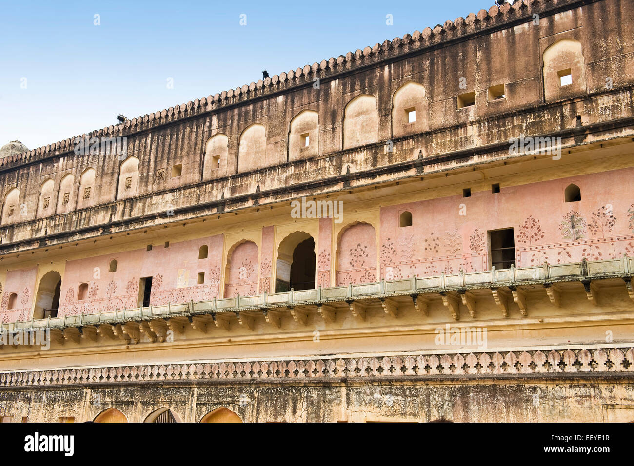 India, Rajasthan, Jaipur, Amber Place and Fort Stock Photo - Alamy