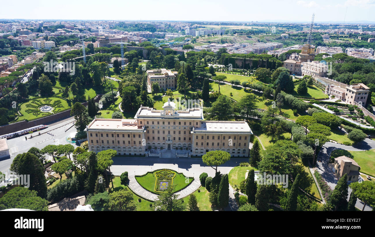 Panorama view of Vatican city, Vatican Stock Photo - Alamy