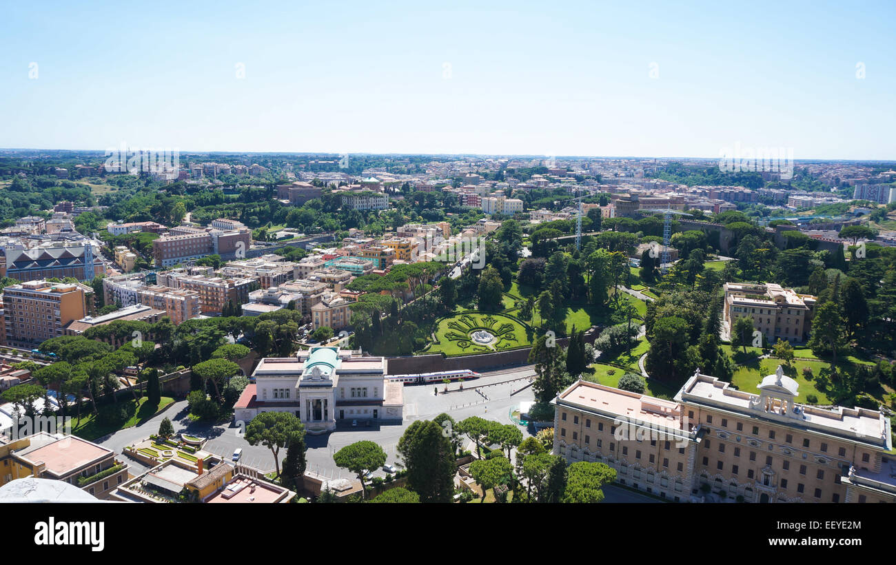 Panorama view of Vatican city, Vatican Stock Photo - Alamy