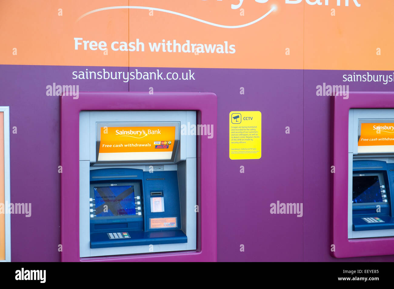 Sainsburys cash machine hi-res stock photography and images - Alamy