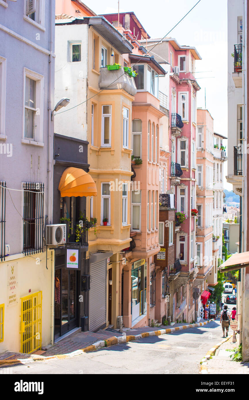 Old street in turkish city Stock Photo - Alamy