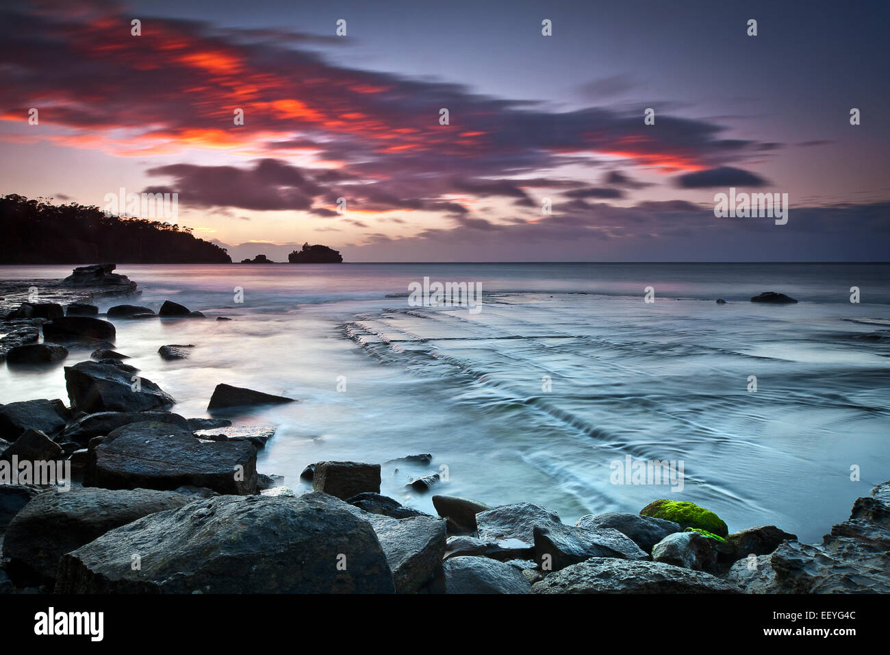 Australian coastal scene Stock Photo - Alamy