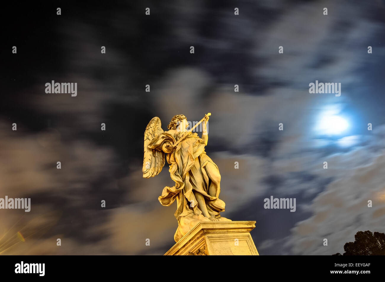 Angels castle rome sunset hi-res stock photography and images - Alamy