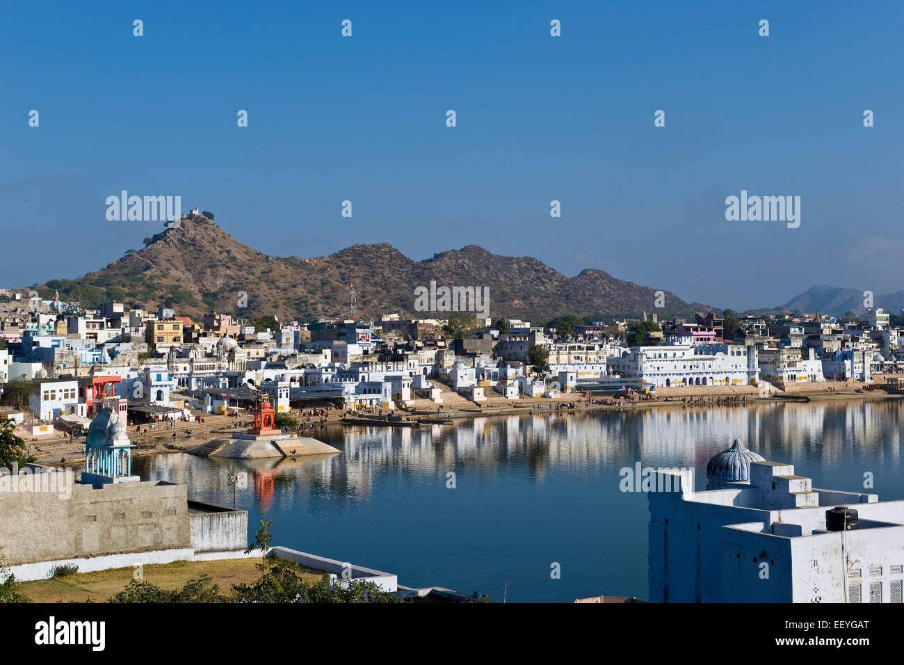 India, Rajasthan, Pushkar, landscape Stock Photo - Alamy