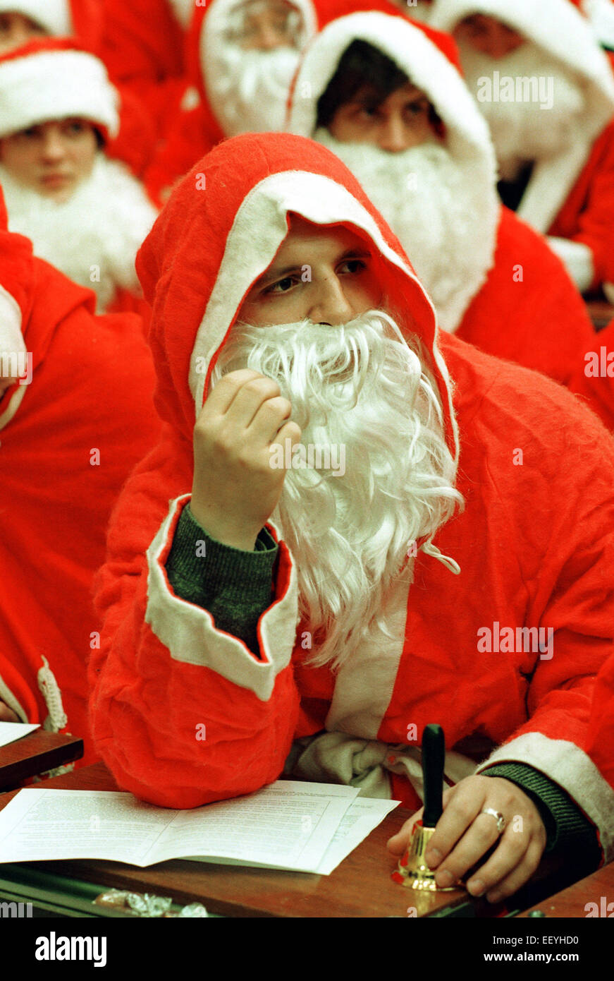 Portrait of Santa Claus Stock Photo - Alamy