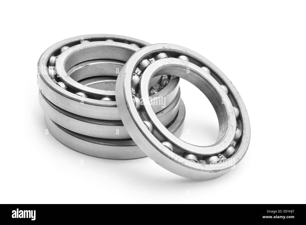 bearings set isolated on white Stock Photo - Alamy