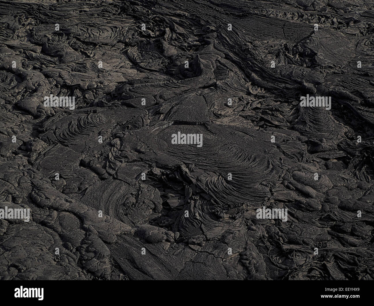 Lava patterns in the Erta Ale volcano area. The lava flow formed ...