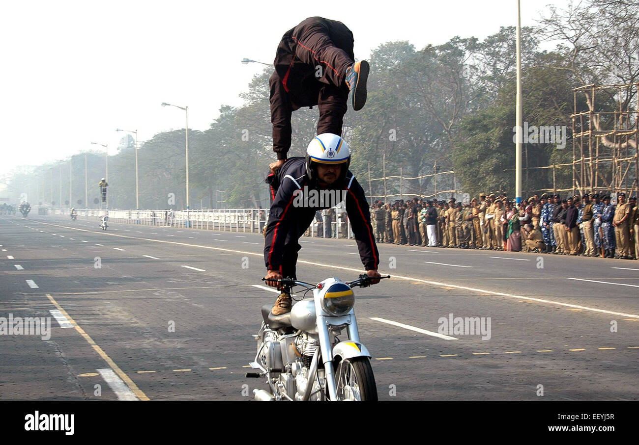 The Armed Forces of India prepares for the annual Republic Day Parade ...