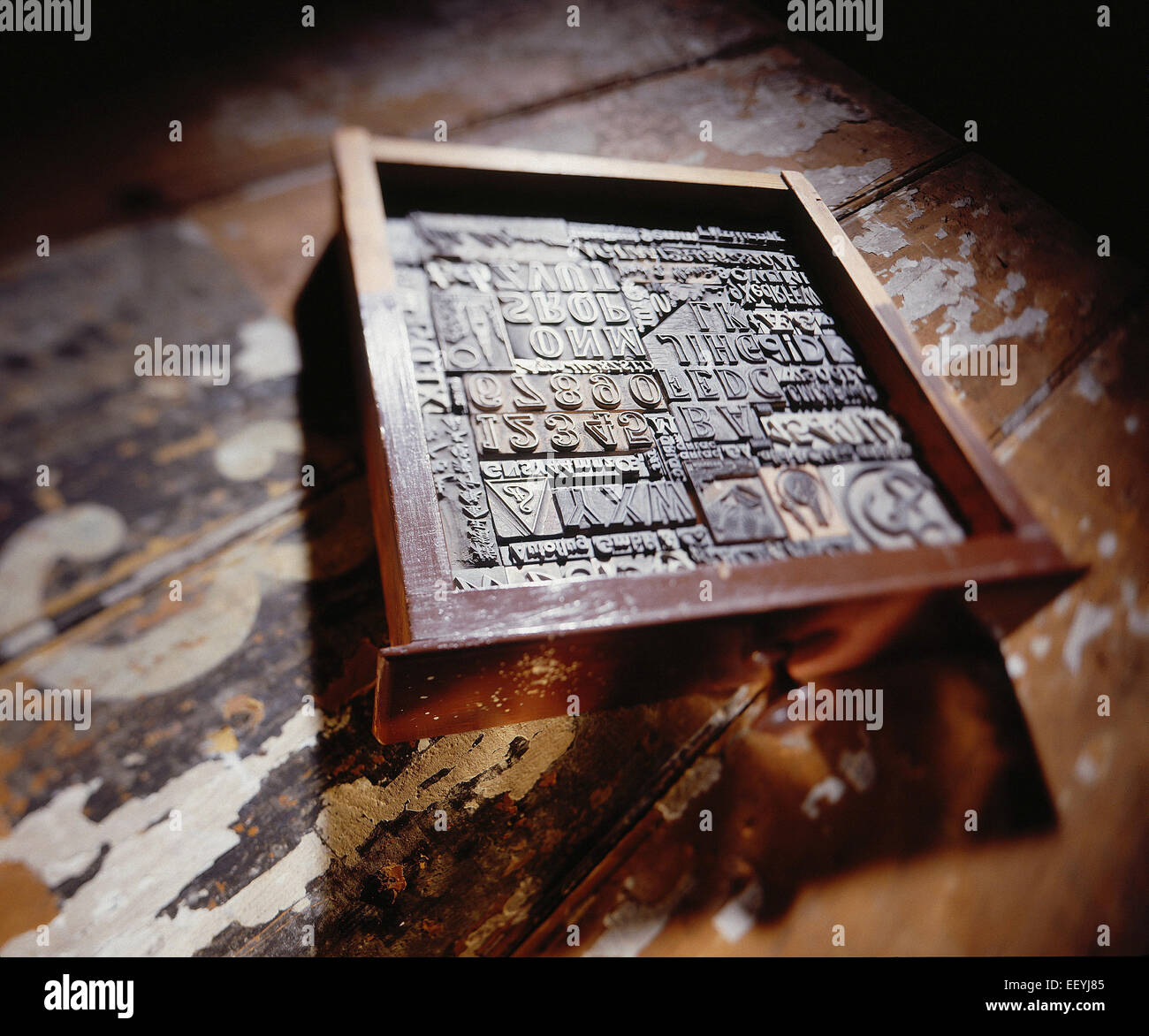 Hamburg, Germany, metal type letters Stock Photo - Alamy