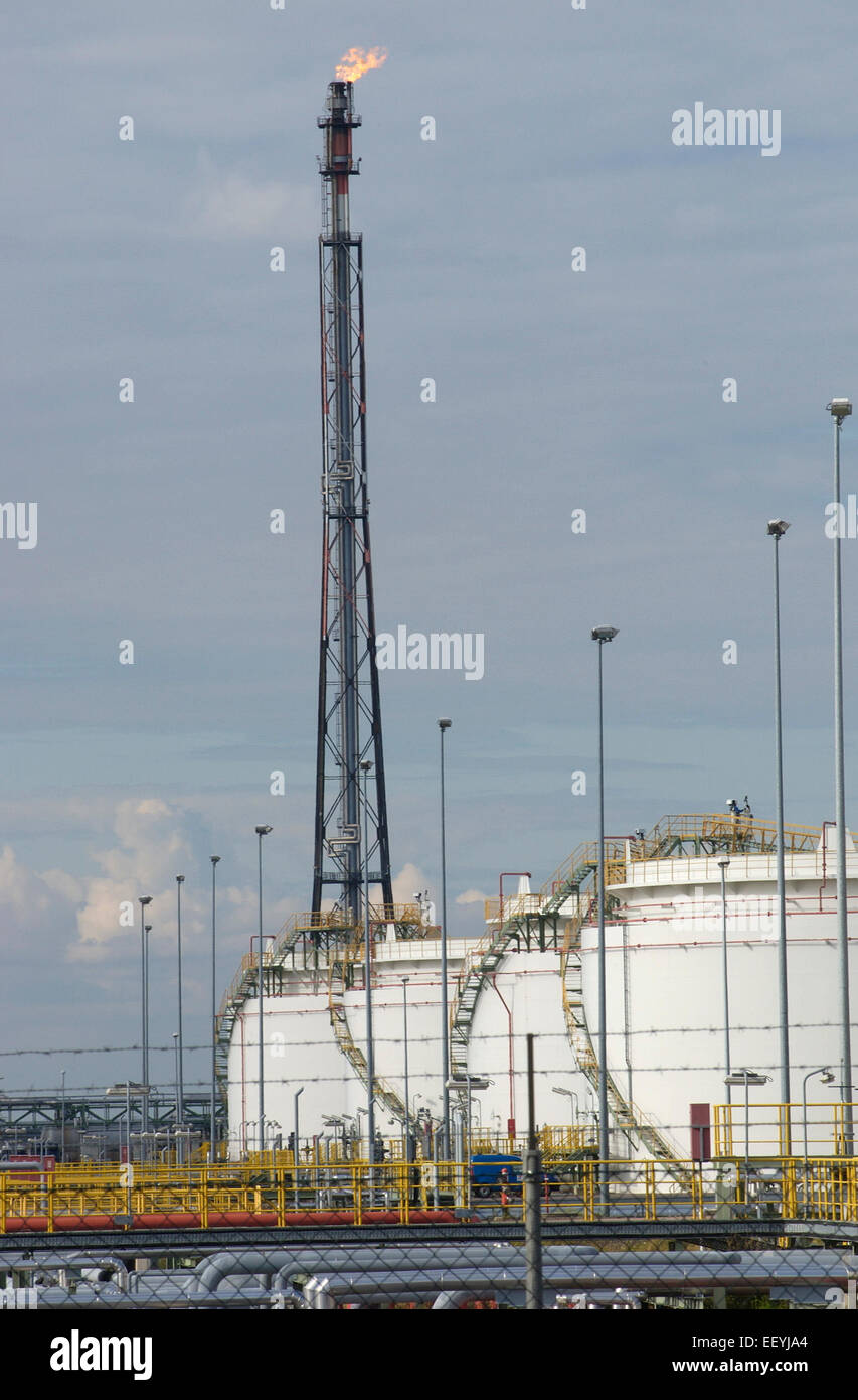 TOTAL Leuna refinery Stock Photo - Alamy