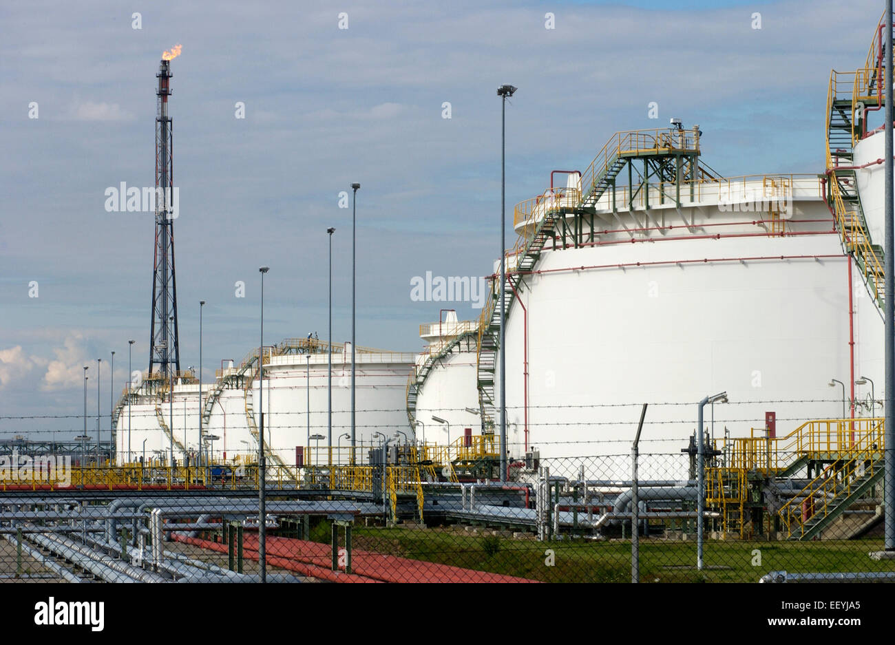 TOTAL Leuna refinery Stock Photo - Alamy
