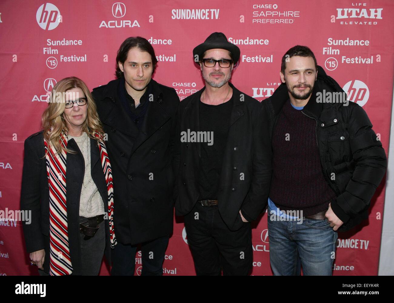 Dede gardner brad pitt jeremy kleiner hi-res stock photography and ...