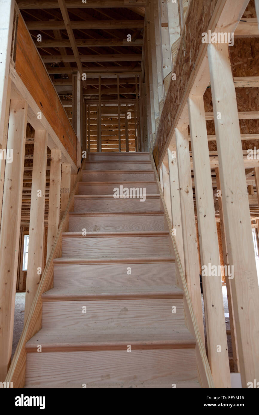 Residential Stair Construction Small Single Stairway Apartment