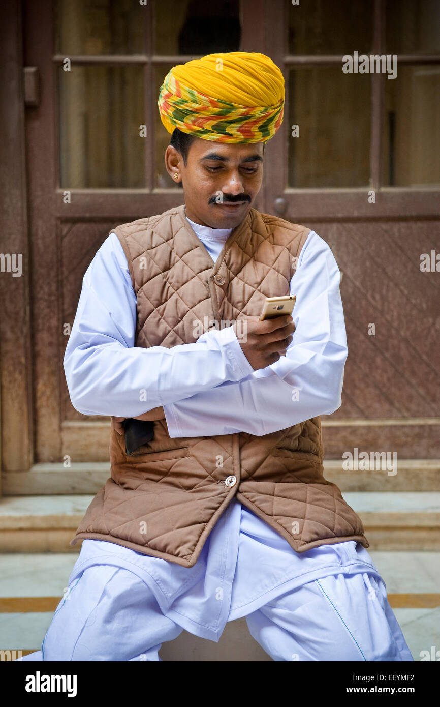 India, Rajasthan, Jodhpur, City Fort, man Stock Photo - Alamy