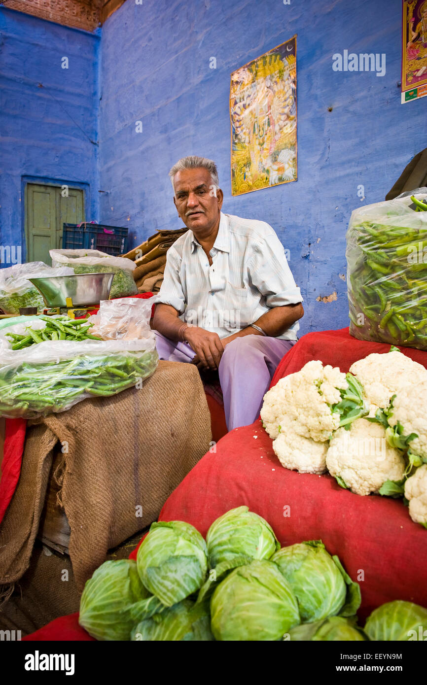 India, Rajasthan, Jodhpur, vegetable market Stock Photo - Alamy