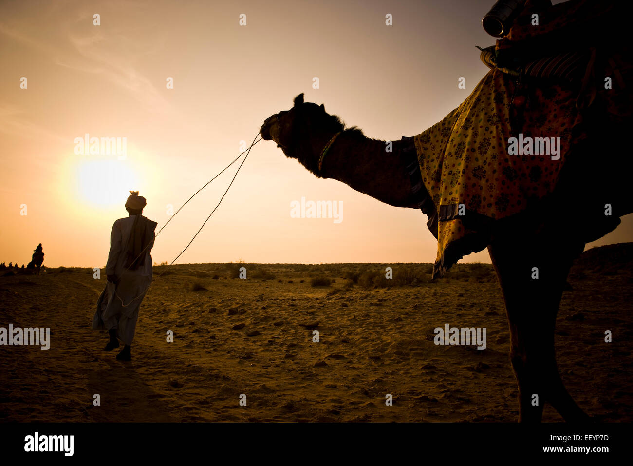 India, Rajasthan, Jaisalmer, Camel Ride Stock Photo - Alamy