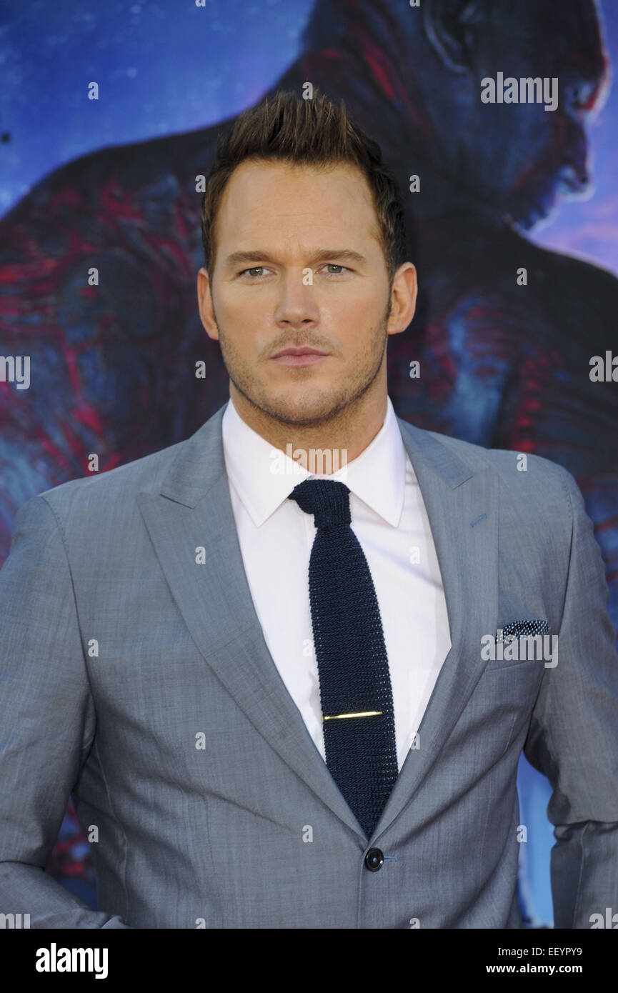 Film Premiere of Guardians of the Galaxy Featuring: Chris Pratt Where ...