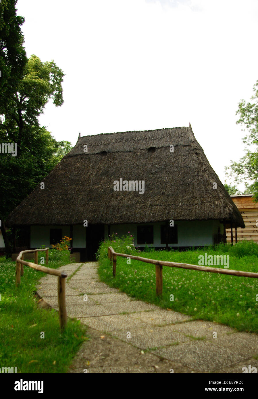 Romanian traditional house Stock Photo - Alamy