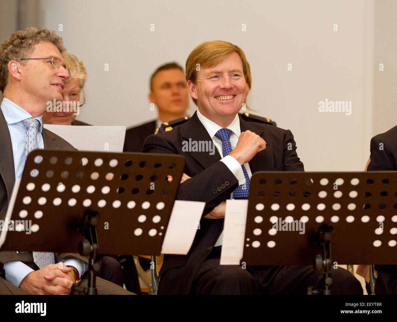 Ede, Netherlands. 23rd Jan, 2015. Dutch King Willem Alexander attends ...