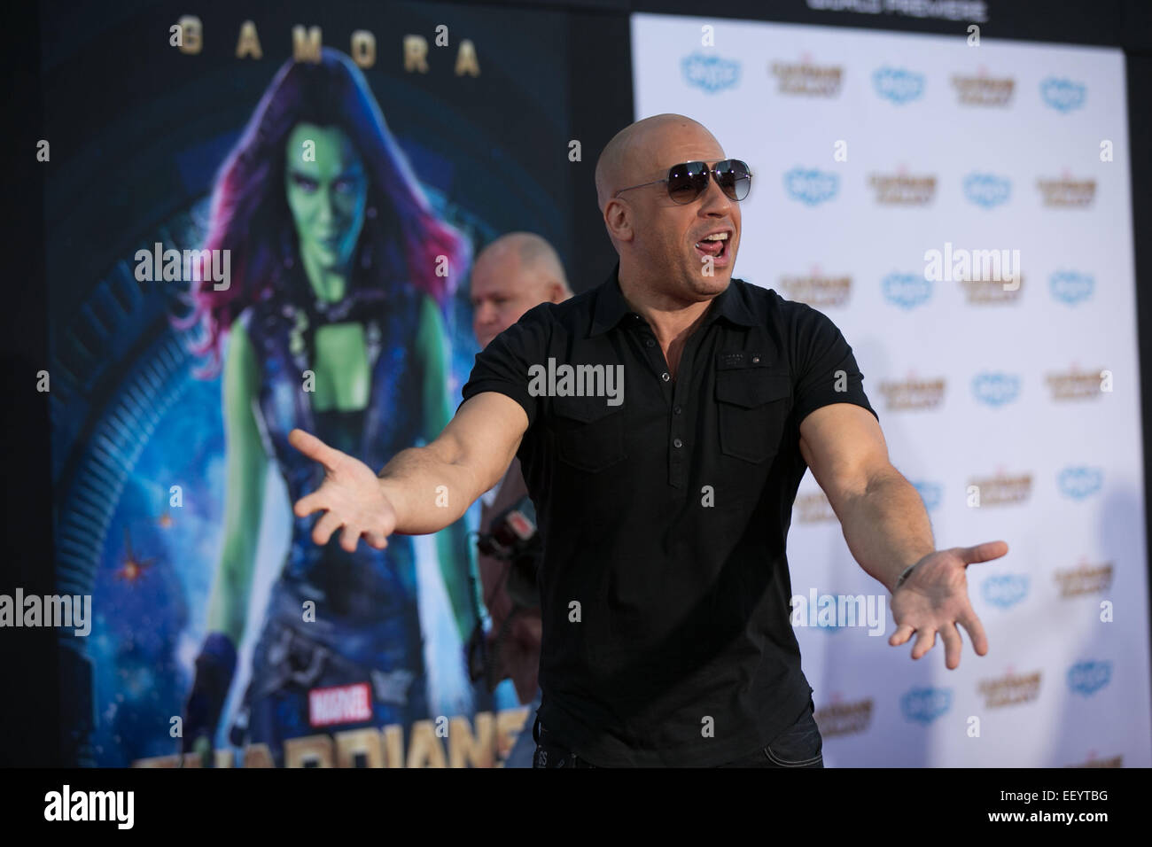 The premiere of Marvel's 'Guardians Of The Galaxy' at the Dolby Theatre ...