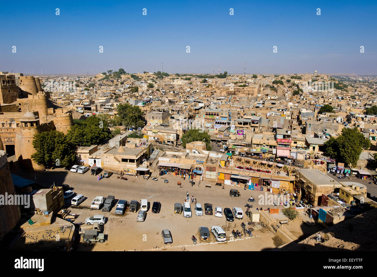 India, Rajasthan, Jaisalmer, landscape Stock Photo - Alamy
