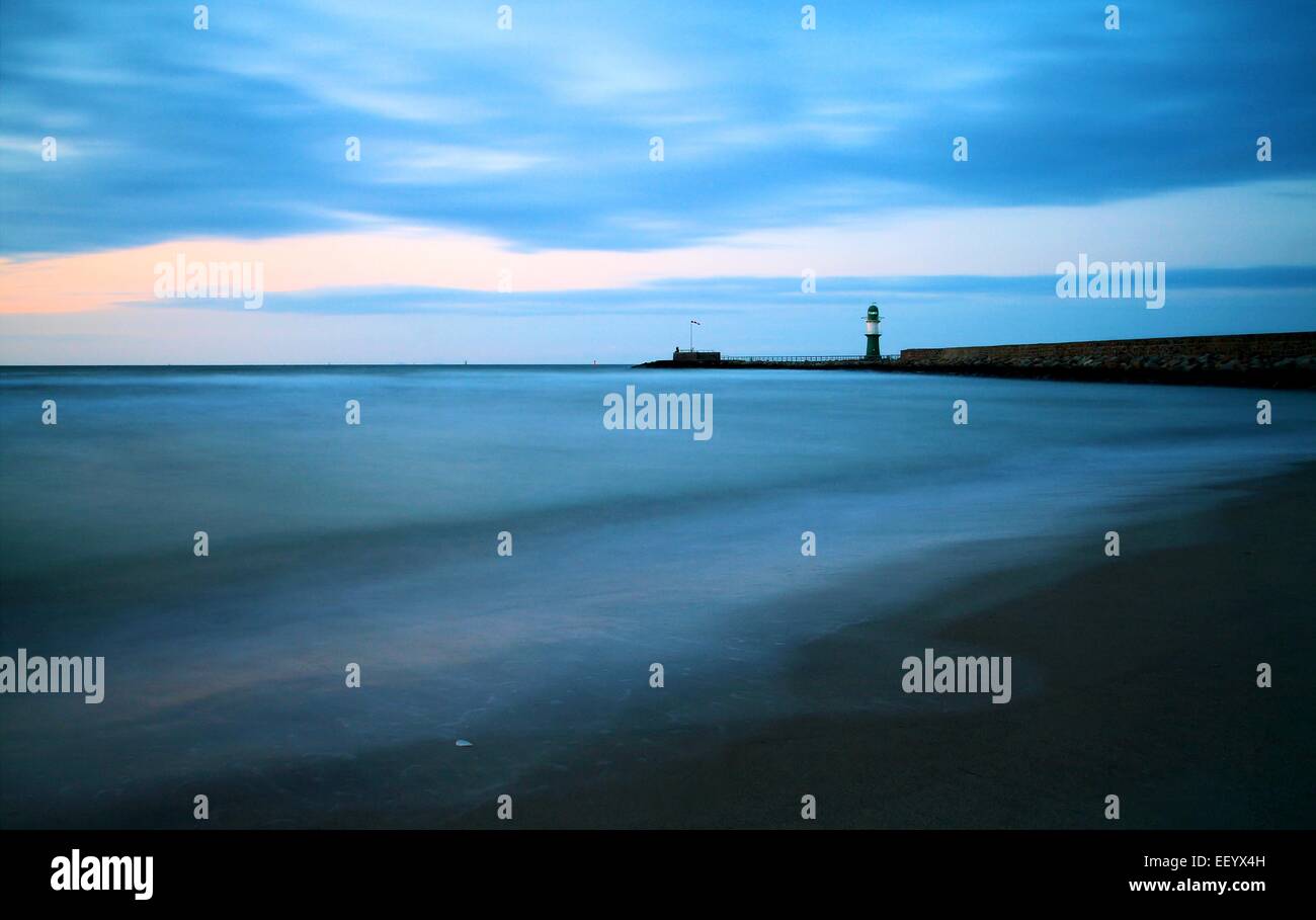 The Mole in Warnemuende (Germany Stock Photo - Alamy