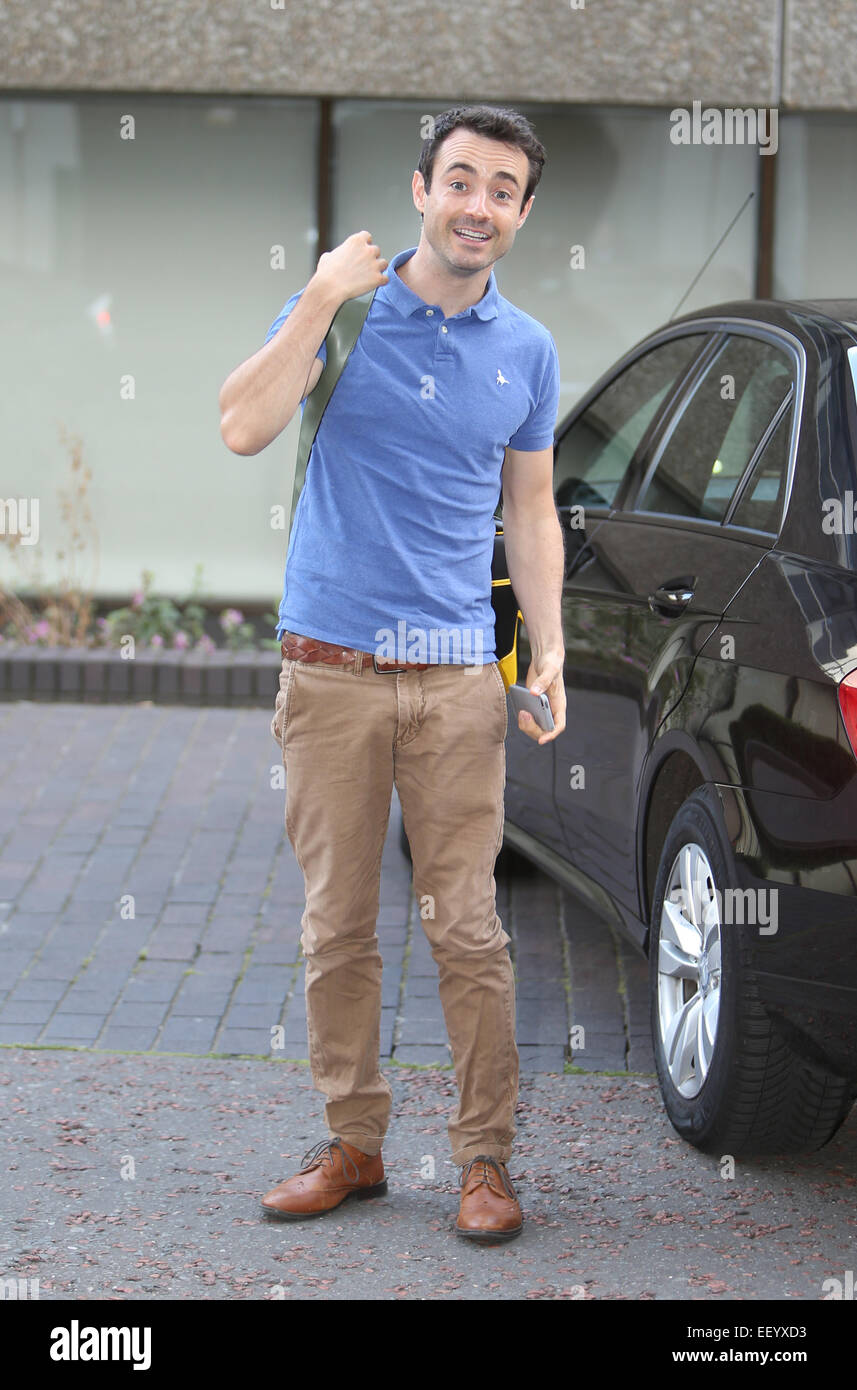 Celebrities at the ITV studios Featuring: Joseph McFadden,Joe McFadden ...