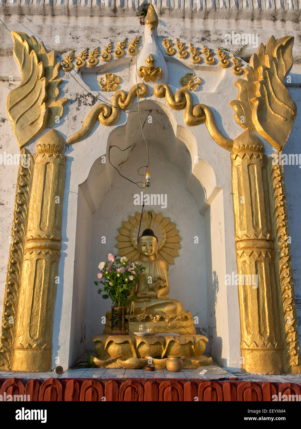 Buddhist temple in Inle lake, Shan state, Myanmar Stock Photo - Alamy