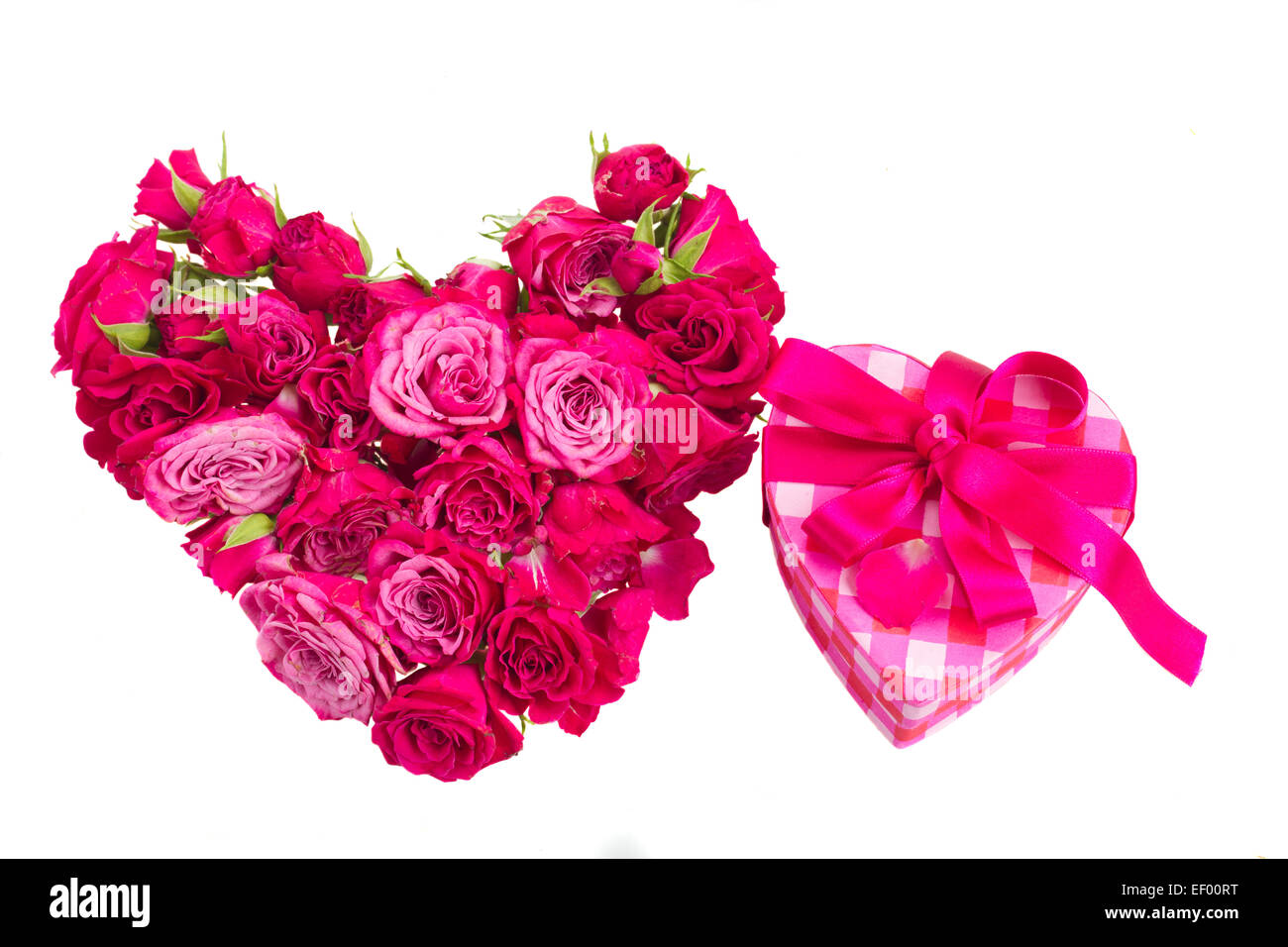 heart of roses Stock Photo - Alamy