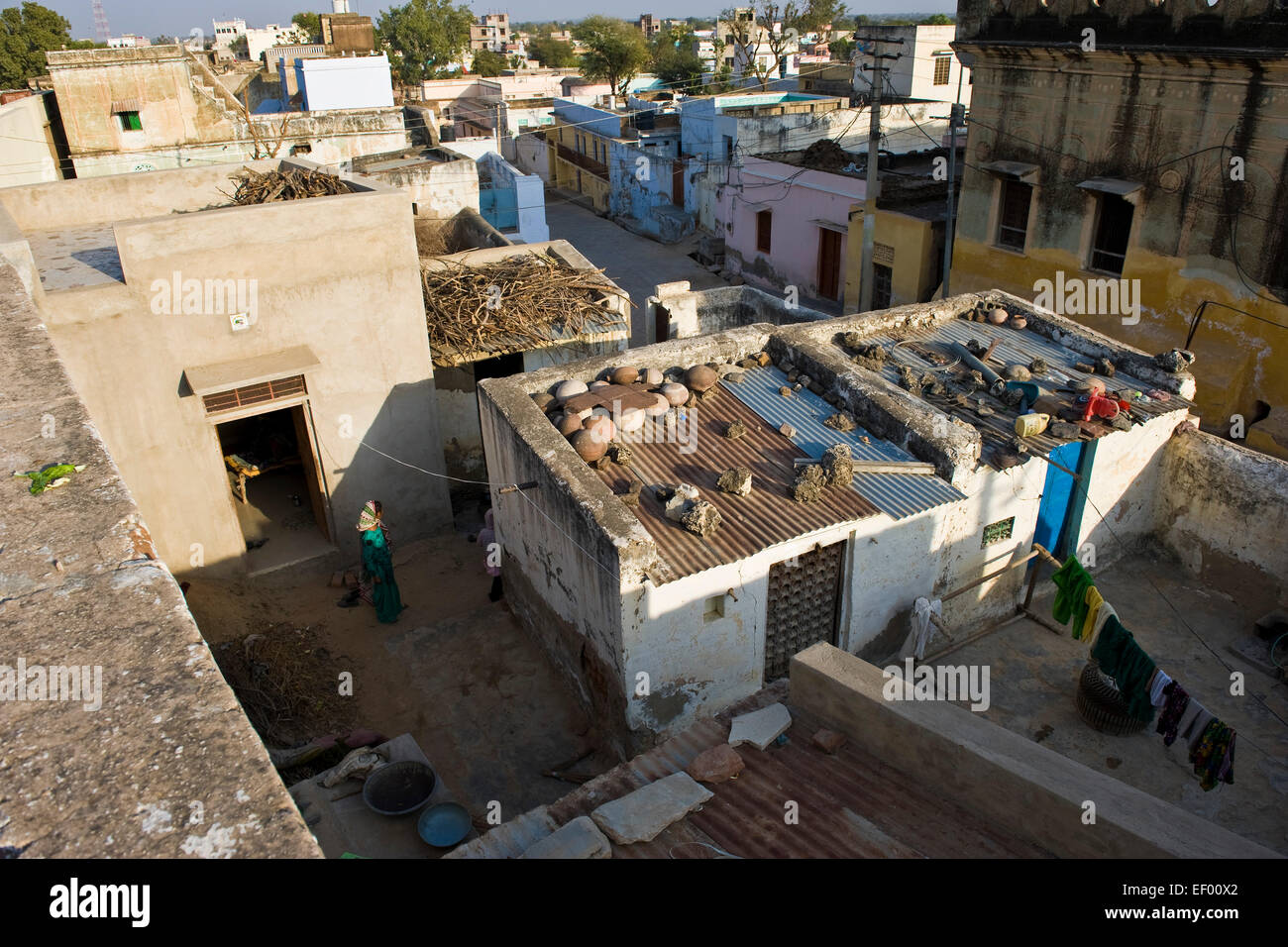 India, Rajasthan, Mandawa, traditional house Stock Photo - Alamy