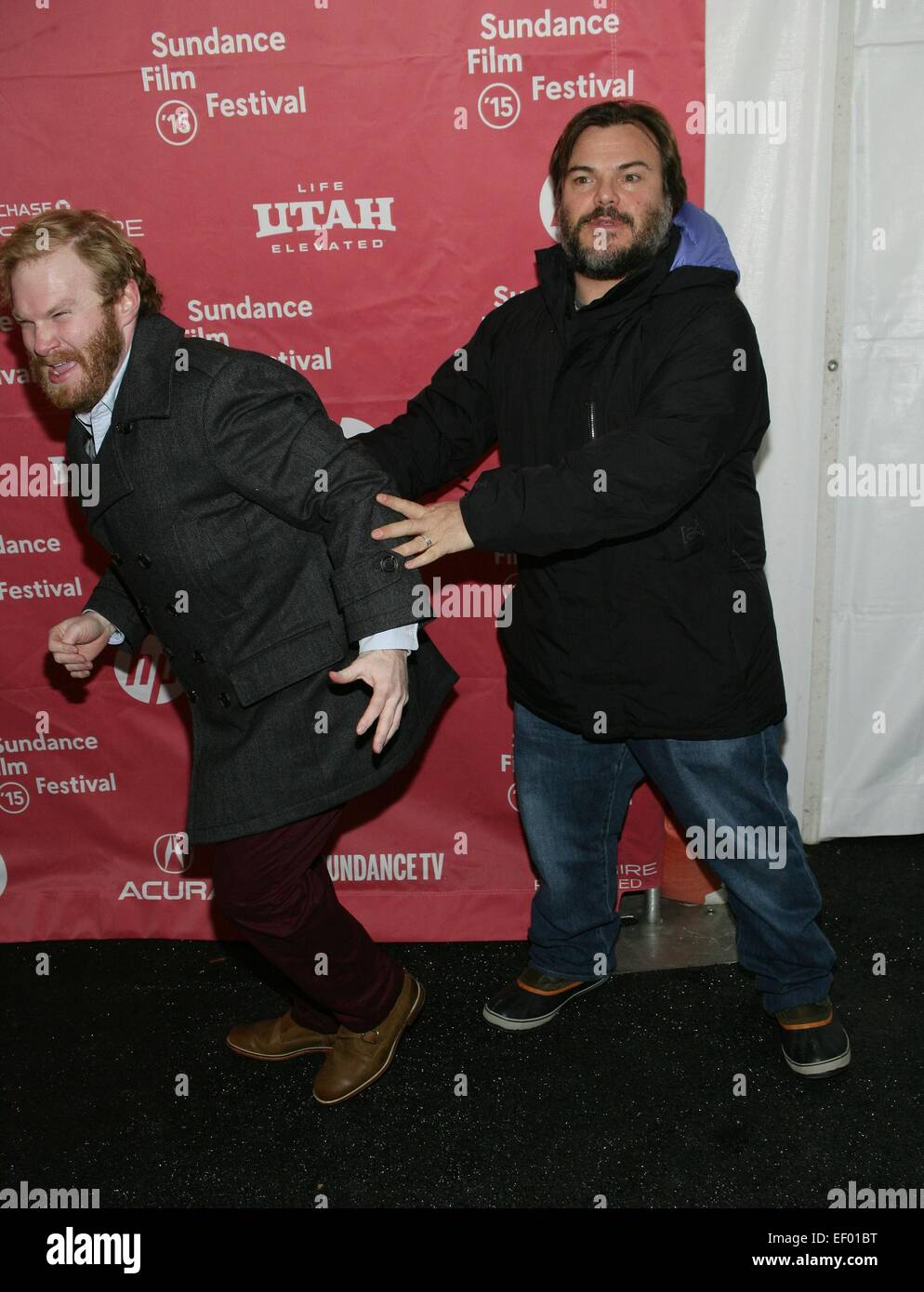 Park City, UT, USA. 23rd Jan, 2015. Henry Zebrowski, Jack Black at ...