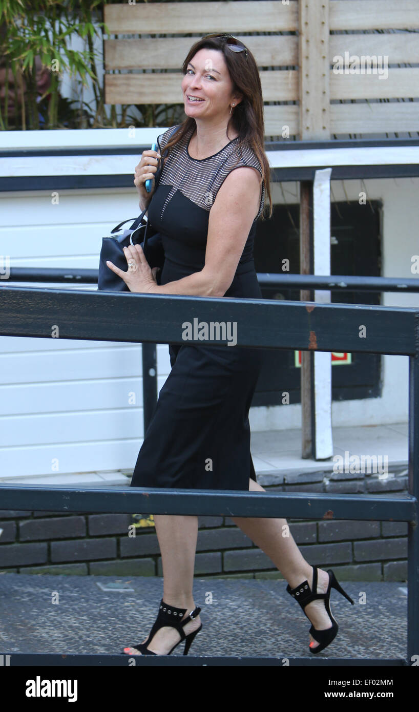 Suzi Perry outside ITV Studios today Featuring: Suzi Perry Where ...