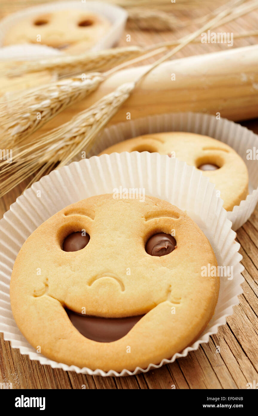 Cookies smiley face hi-res stock photography and images - Alamy