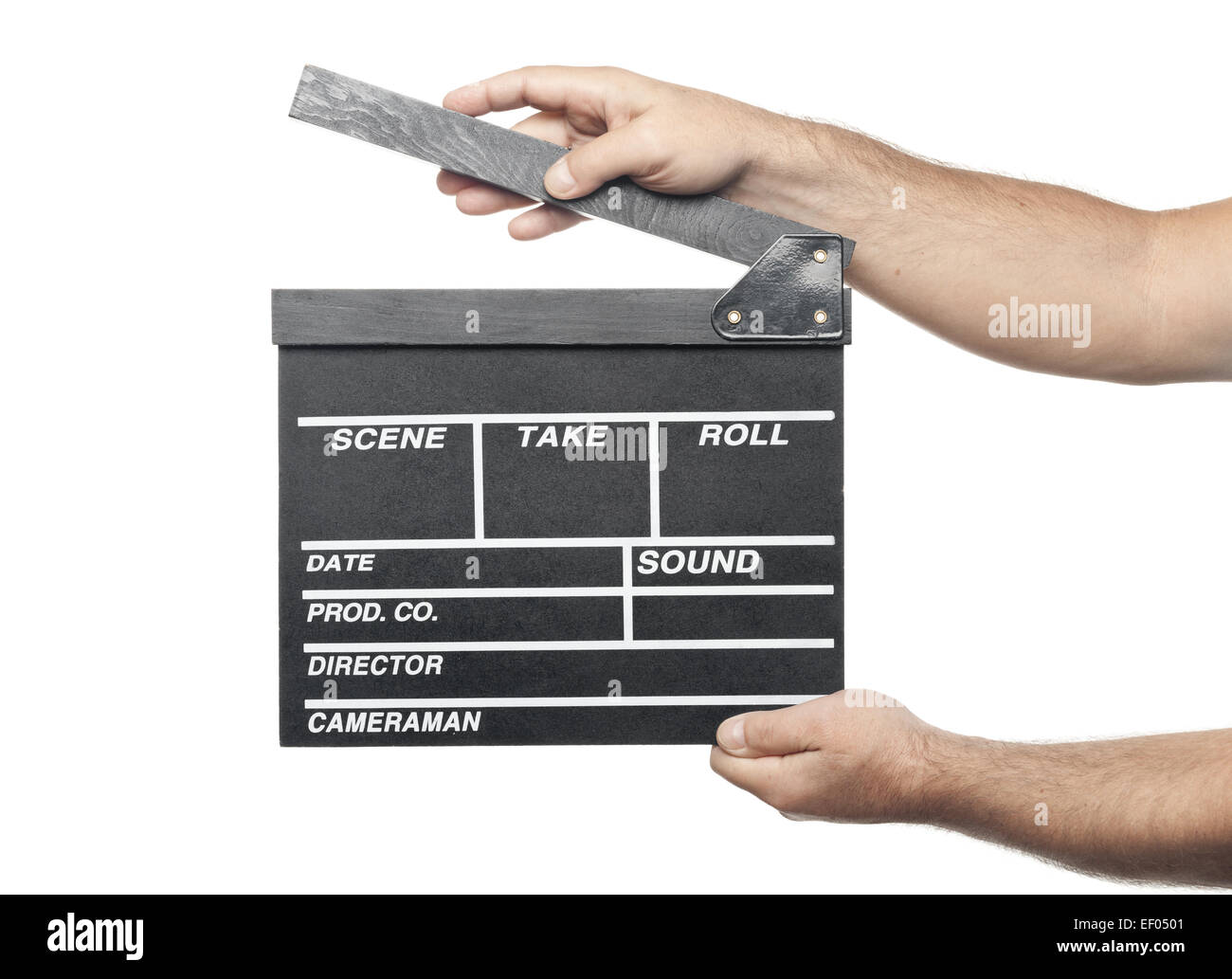 Black clapper board hi-res stock photography and images - Alamy
