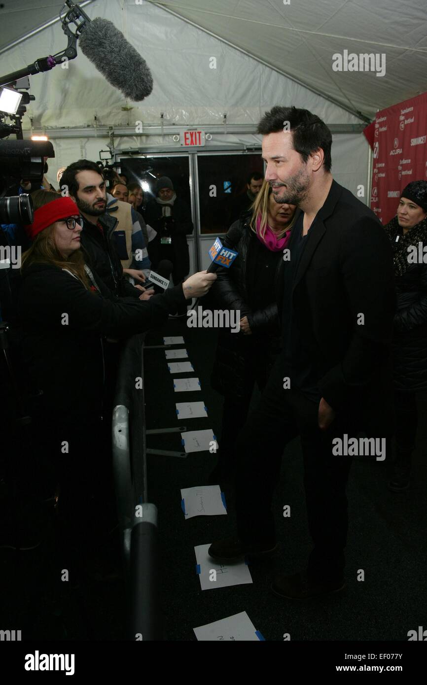 Park City, UT, USA. 23rd Jan, 2015. Keanu Reeves at arrivals for KNOCK ...