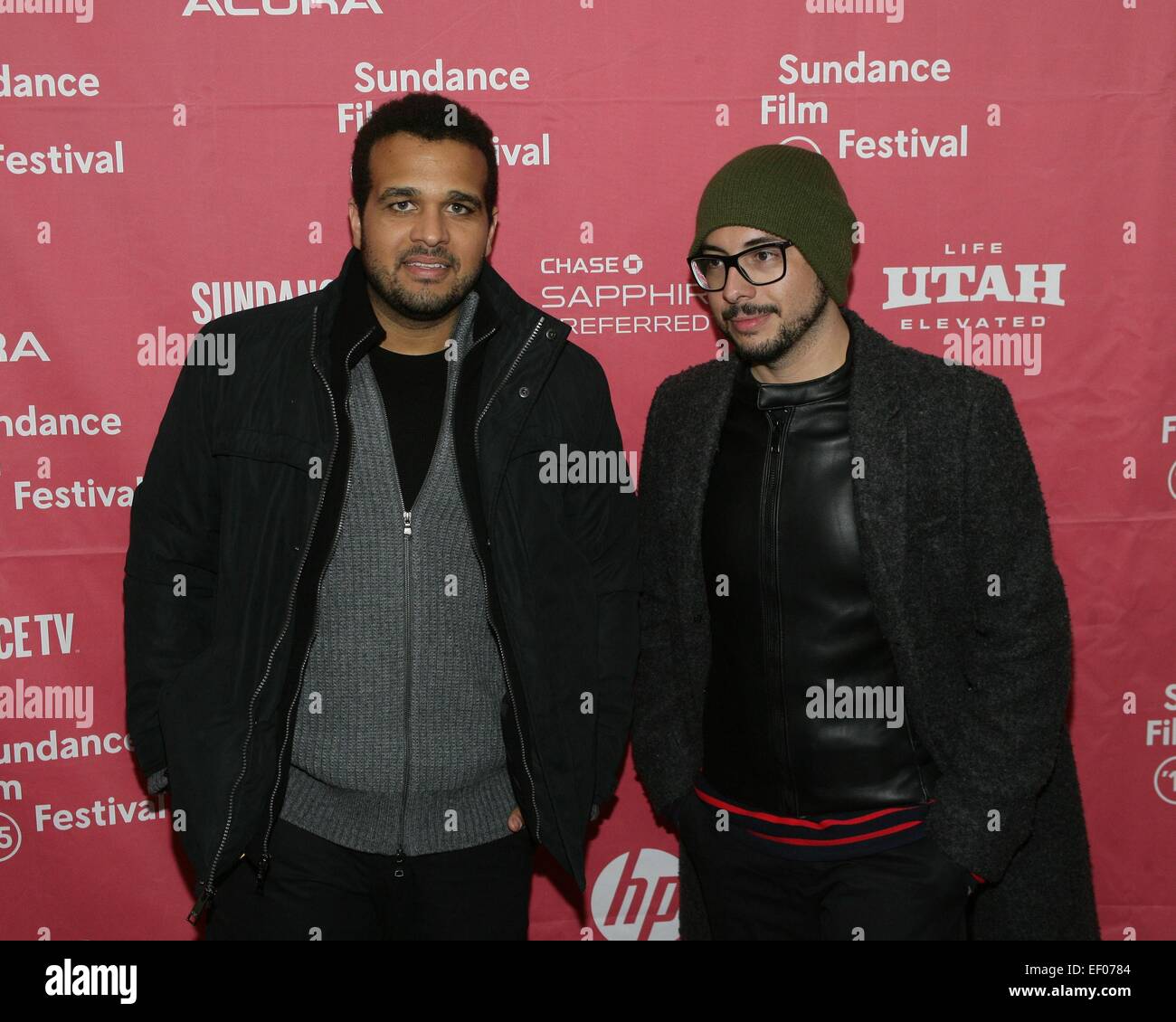 Park City, UT, USA. 23rd Jan, 2015. Aaron Burns, Guest at arrivals for ...