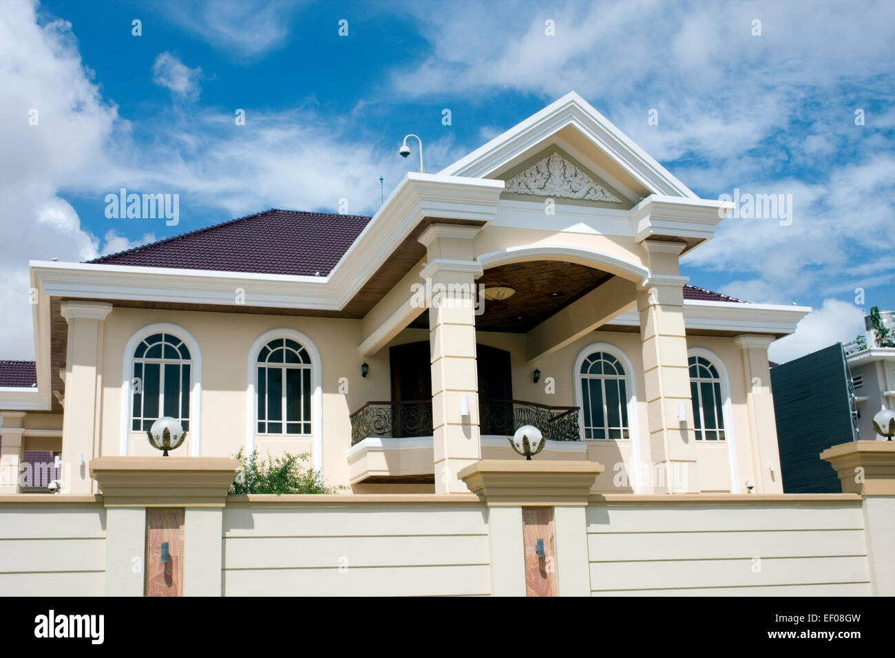A large new mansion is one of the largest homes in Kampong Cham ...