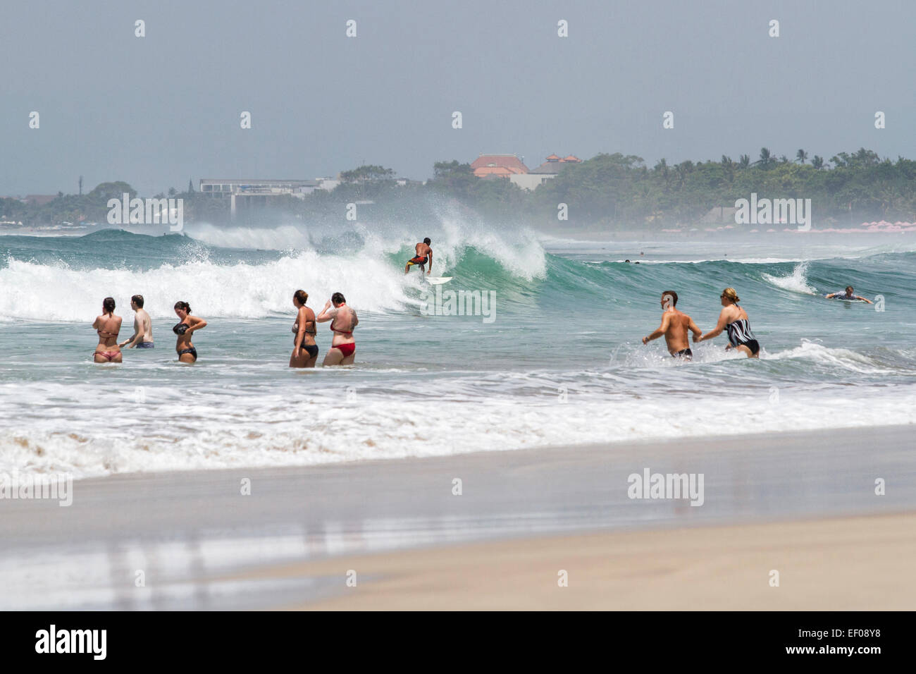 Kuta beach in Bali, Indonesia Stock Photo - Alamy