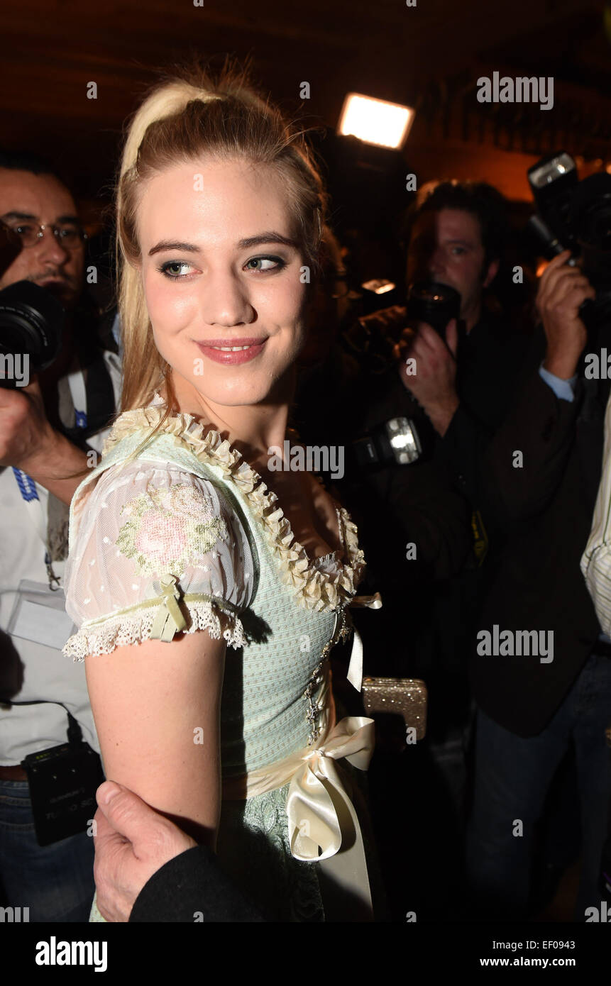 Austrian model Larissa Marolt attends the 'Weisswurstparty' (Bavarian ...