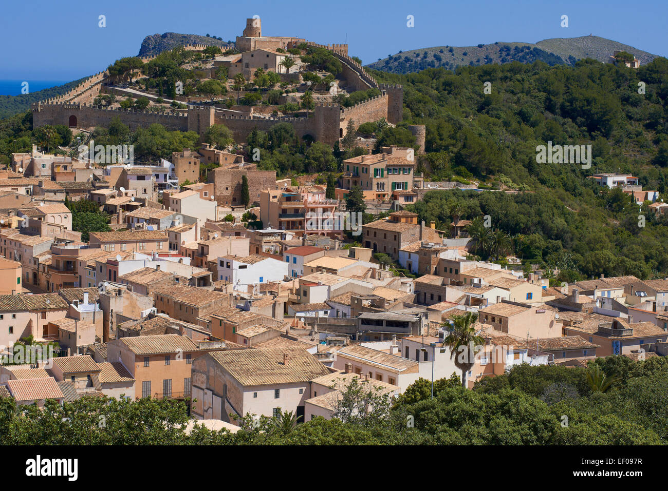 Capdepera, Castle, Mallorca Island, Majorca, Balearic Islands, Spain ...